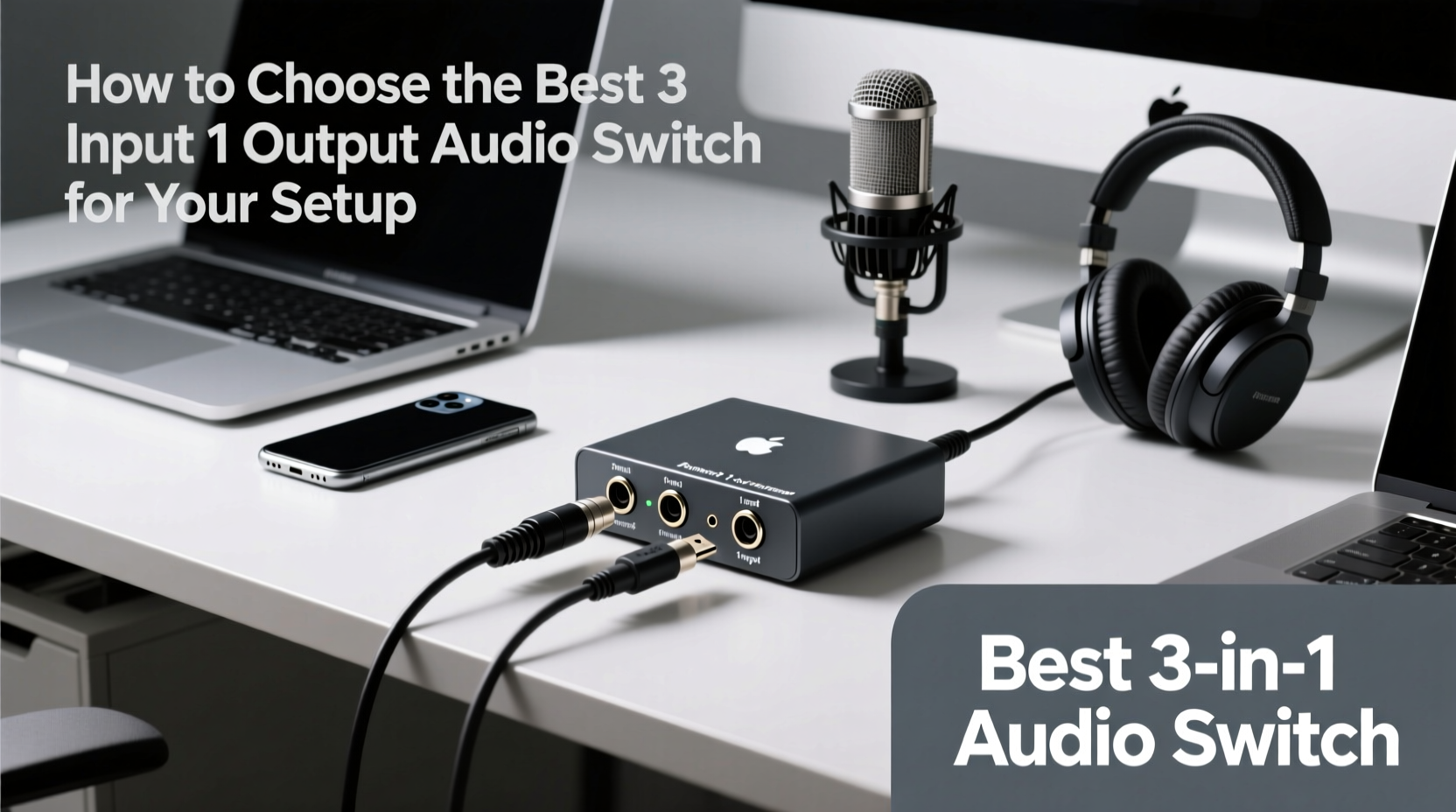 How to Choose the Best 3 Input 1 Output Audio Switch for Your Setup
