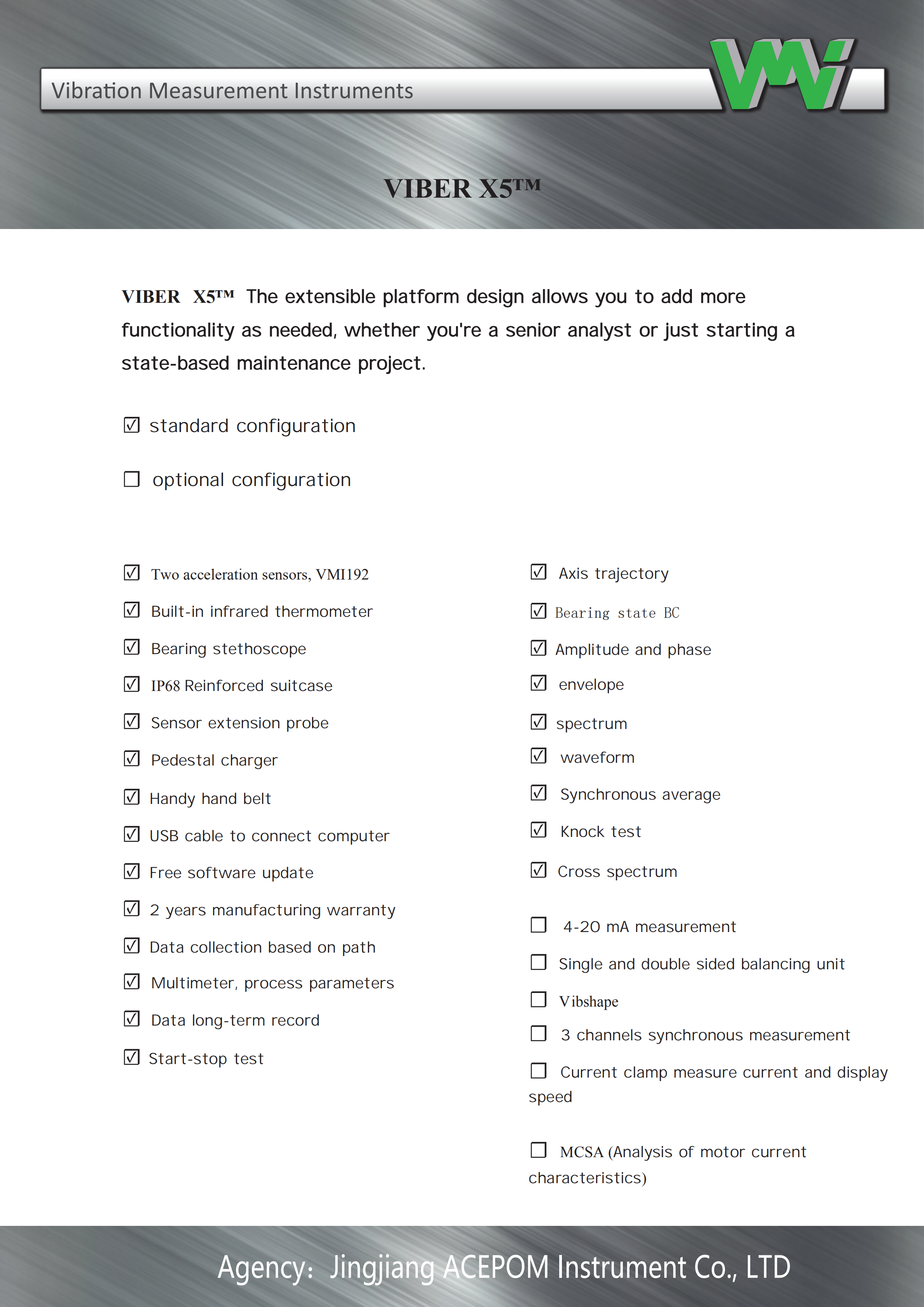 vibration analyzer VIBER X5 MK III professional solution for vibration ...