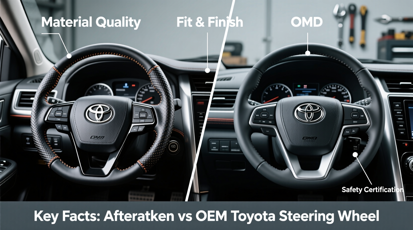 Aftermarket vs OEM Toyota Steering Wheel: Key Facts