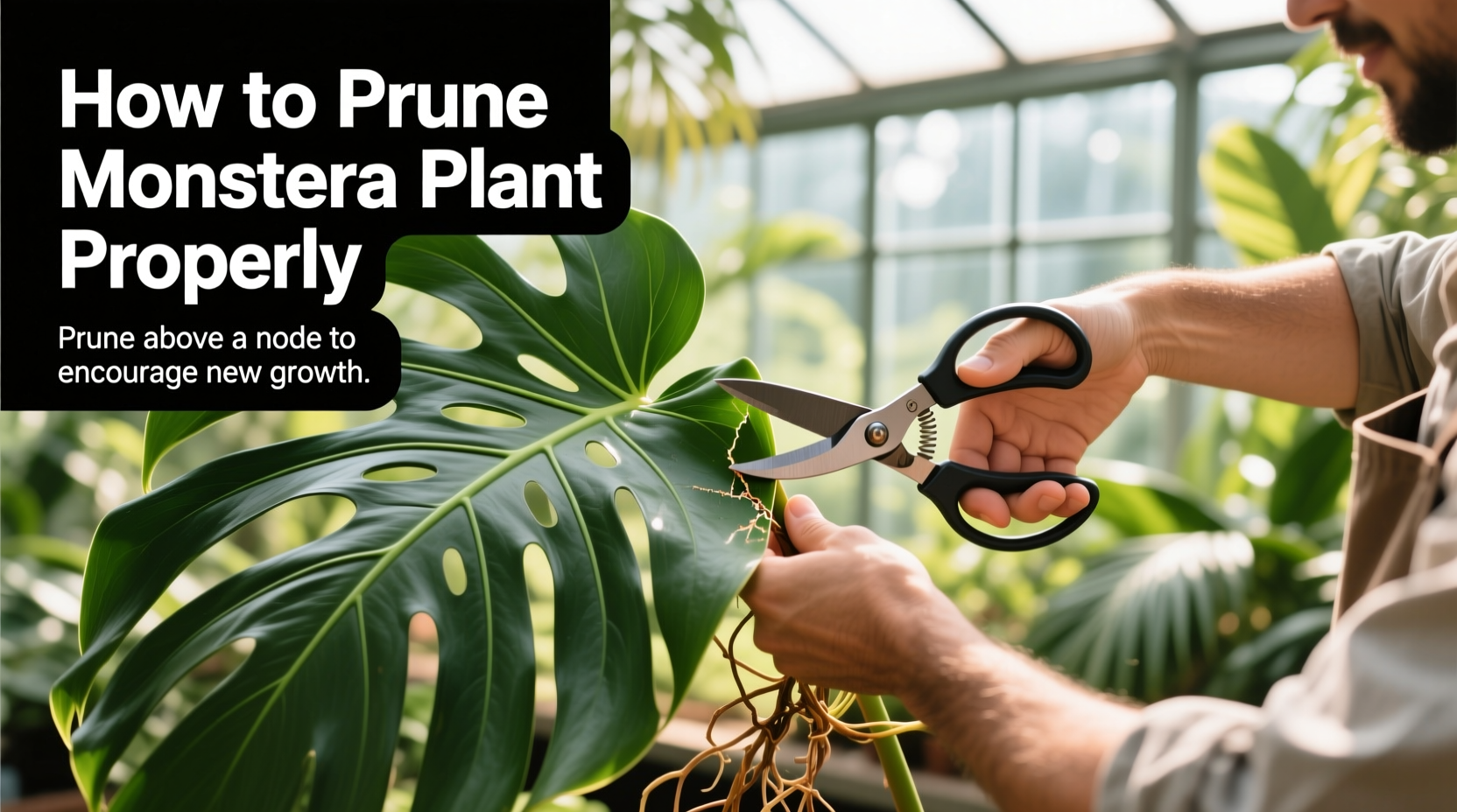 How to Prune Monstera Plant Properly