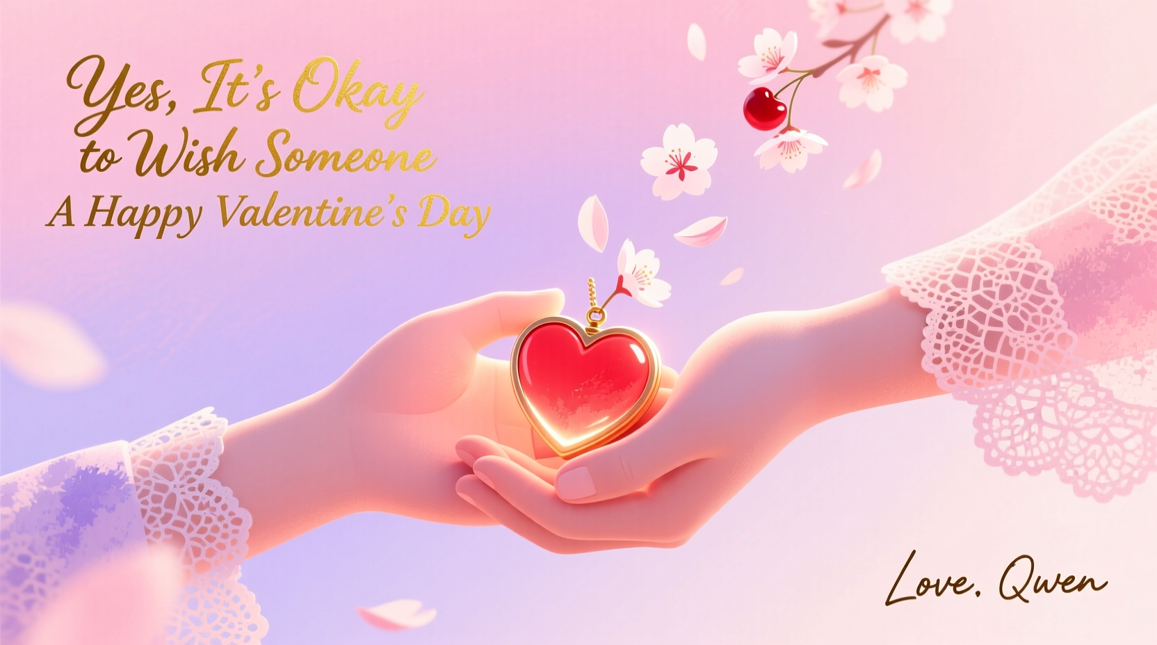 Yes, It's Okay to Wish Someone a Happy Valentine's Day