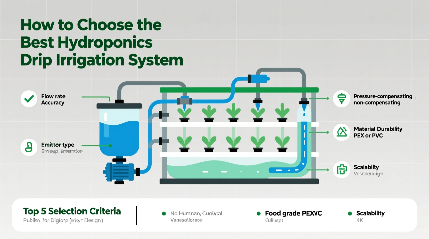 How to Choose the Best Hydroponics Drip Irrigation System