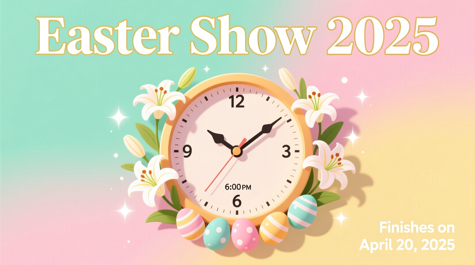 When Does the Easter Show Finish in 2025?