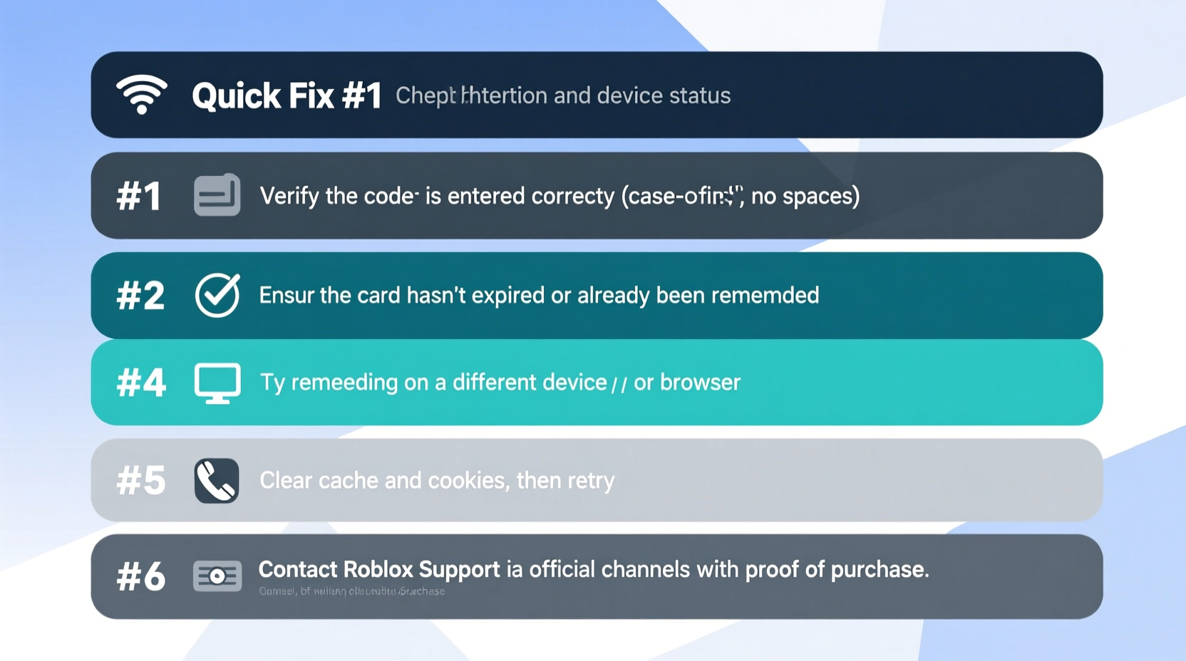 Roblox Gift Card Wont Redeem Quick Fixes Solutions