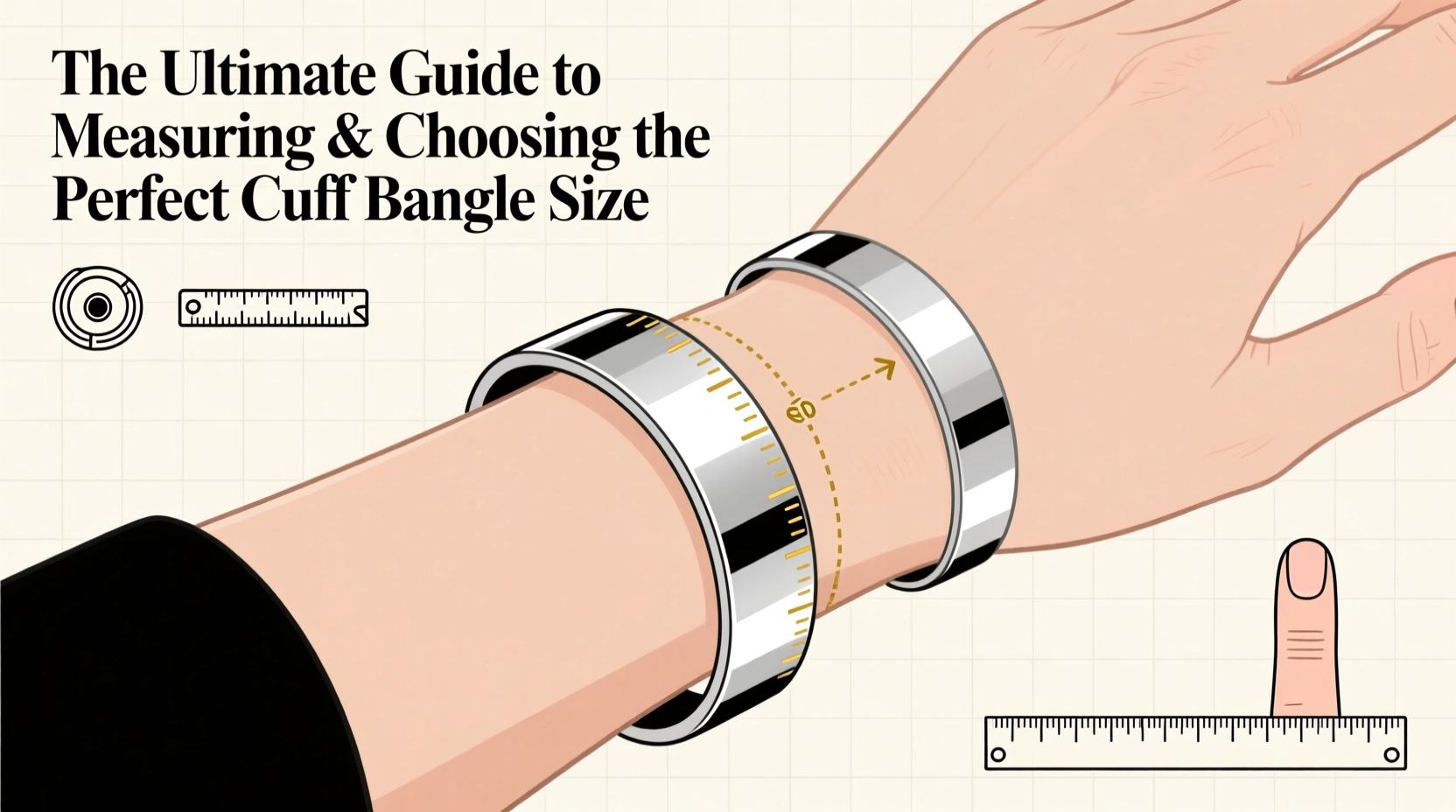 The Ultimate Guide To Measuring And Choosing The Perfect Cuff Bangle Size