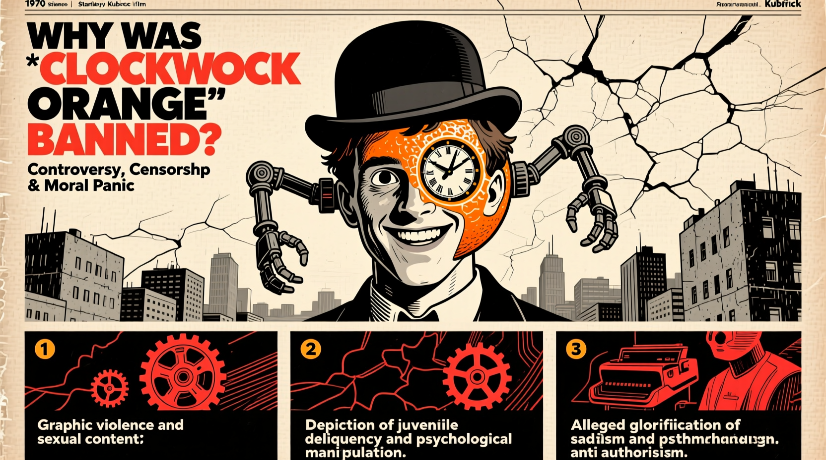 Why Was A Clockwork Orange Banned Reasons Controversy