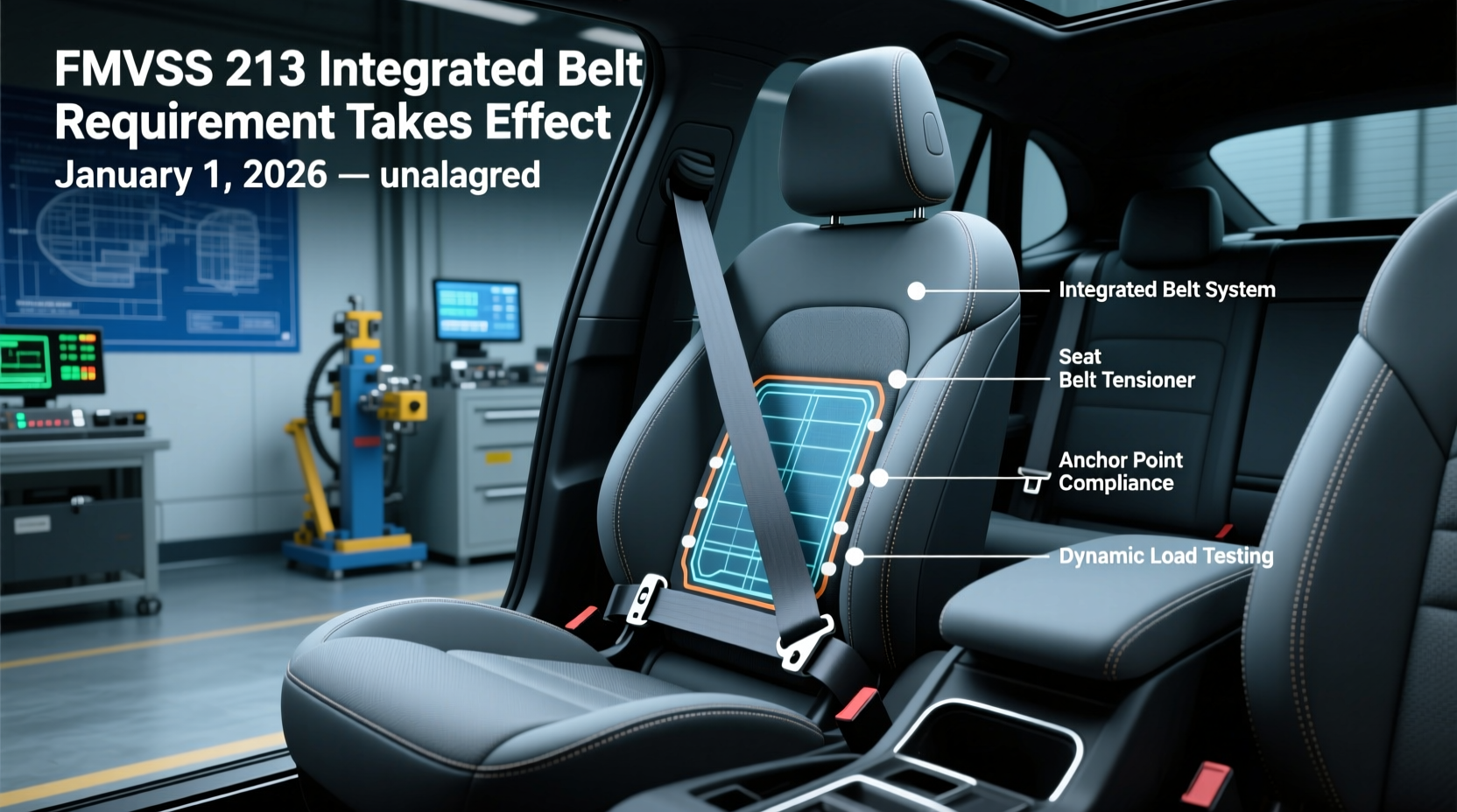 FMVSS 213 Integrated Belt Requirement Takes Effect January 1, 2026