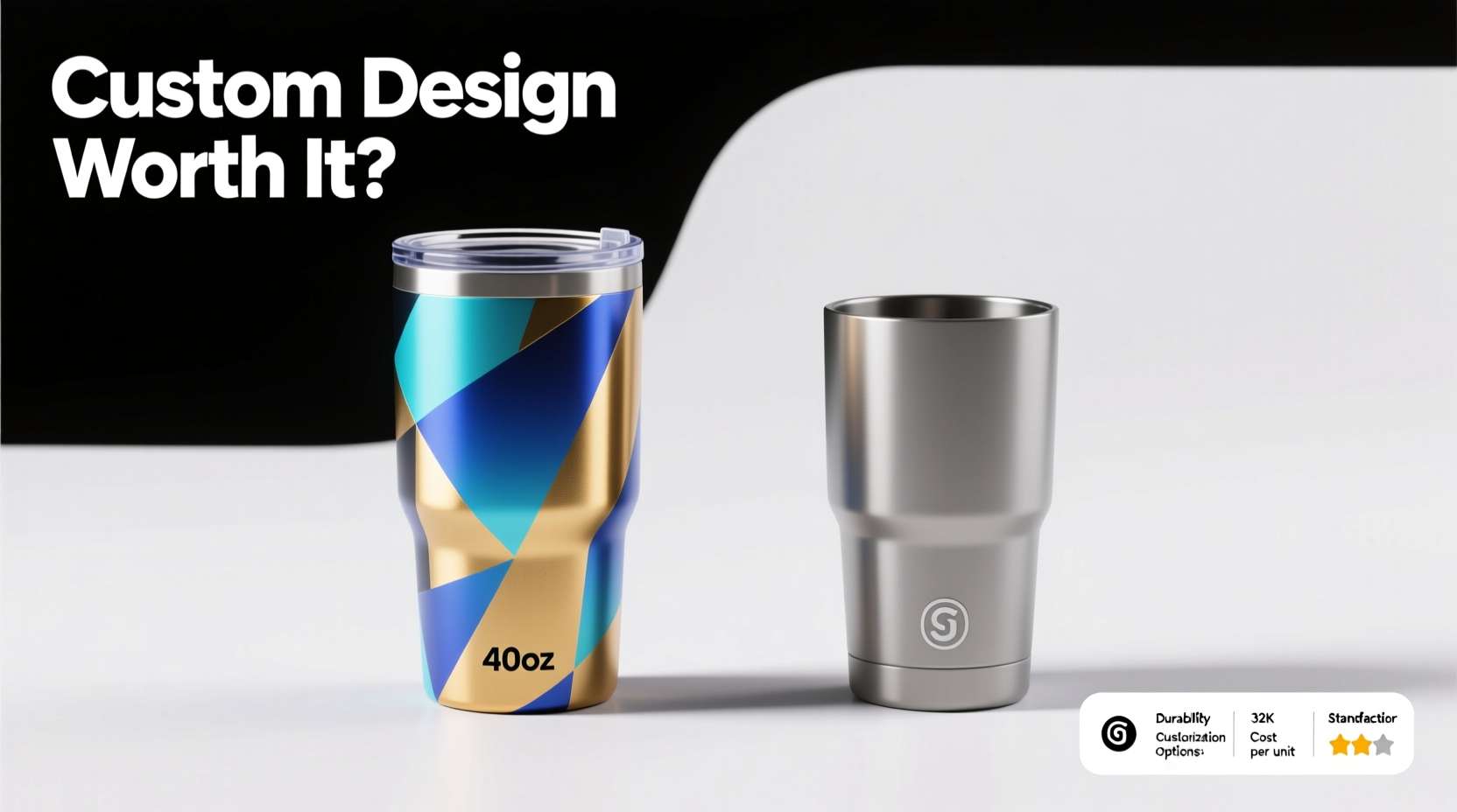 40oz Sublimation Tumblers Vs Regular Tumblers Are Custom Designs Worth It