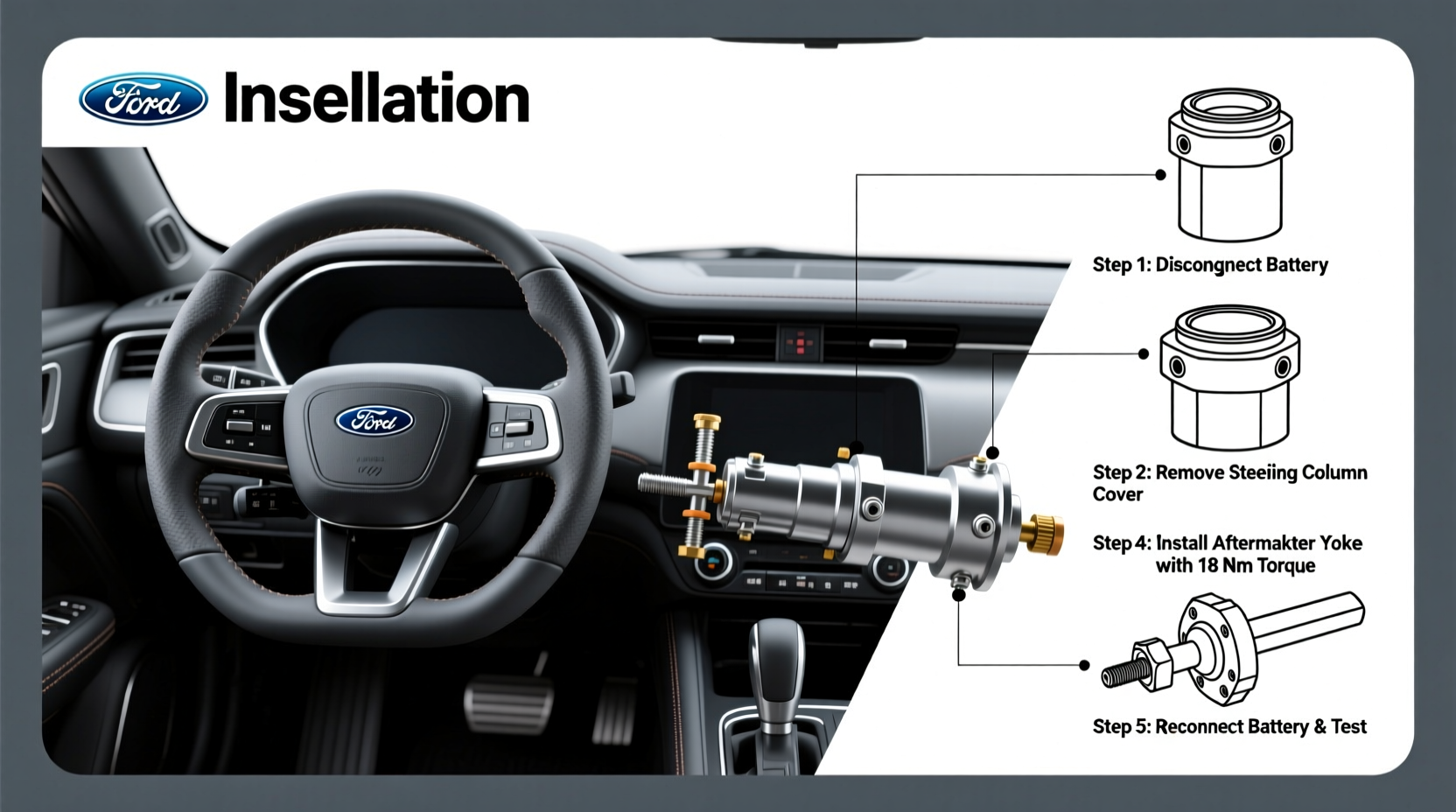 Aftermarket Yoke Installation Guide for Ford Mustang Mach-E