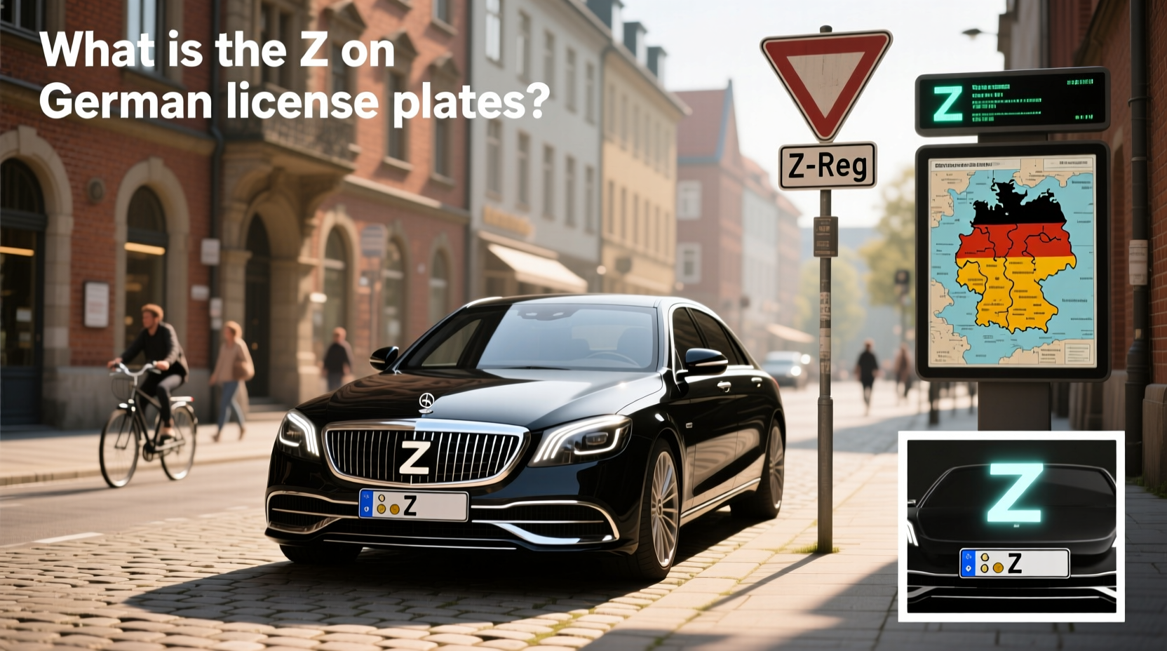 How to Choose German Number Plates, What Is the Z on German License Plates?