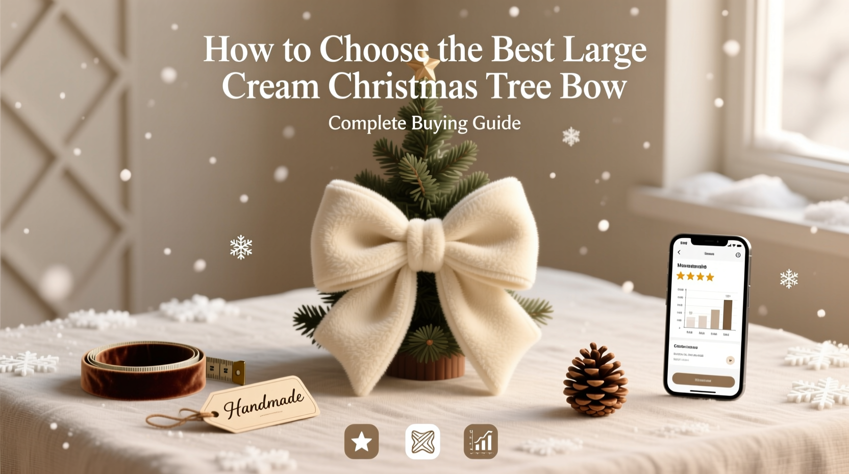 How to Choose the Best Large Cream Christmas Tree Bow: A Complete ...