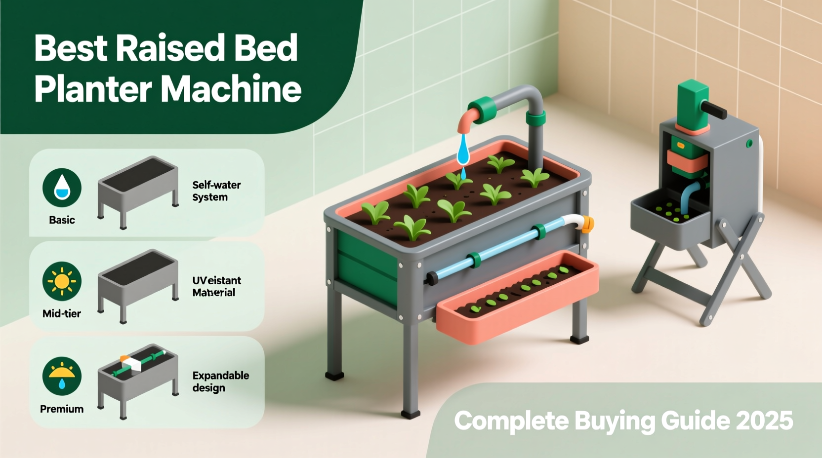 How to Choose the Best Raised Bed Planter Machine: A Complete Buying Guide
