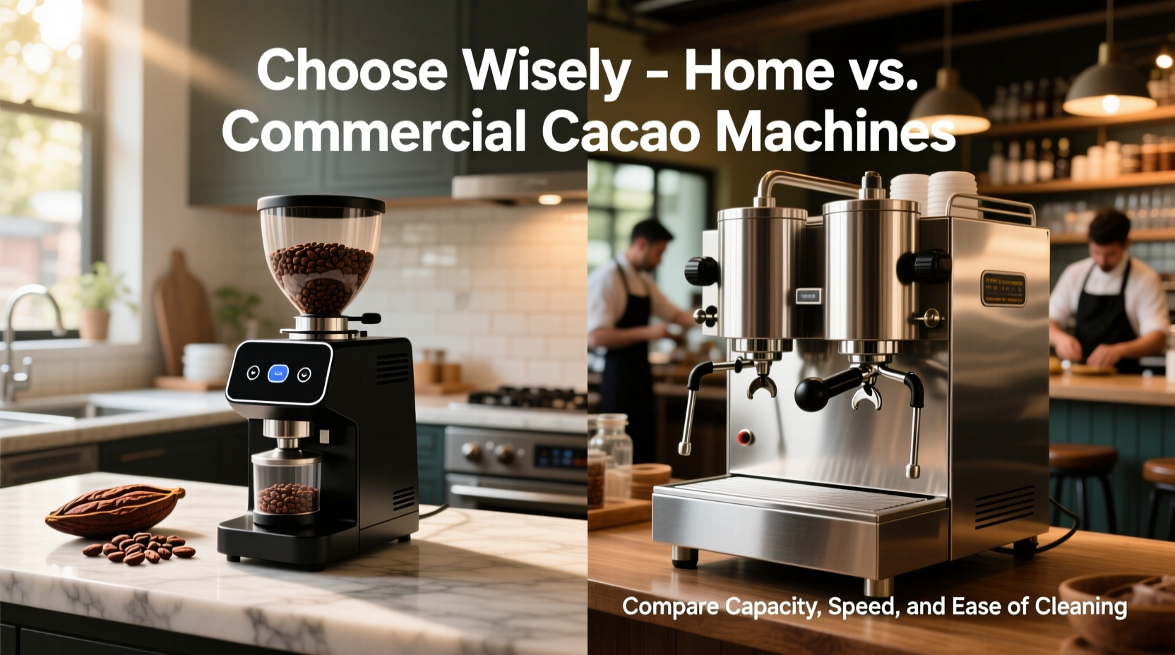 How to Choose the Best Cacao Machine for Home or Commercial Use