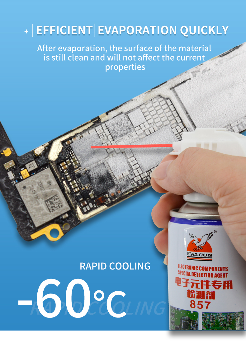 Freeze Spray 857 for Faulted Electronic Component Detection (130ml ...