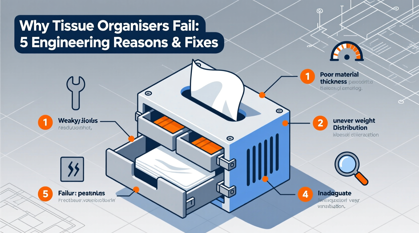 Why Tissue Organisers Fail: 5 Engineering Reasons & Fixes
