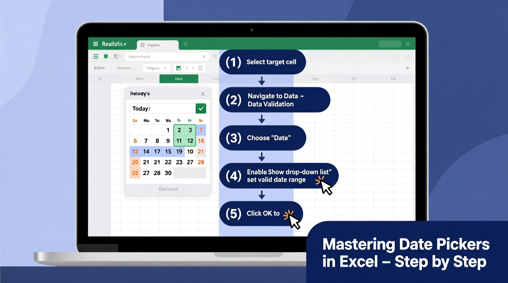 Mastering Date Pickers In Excel A Step By Step Guide To Adding ...