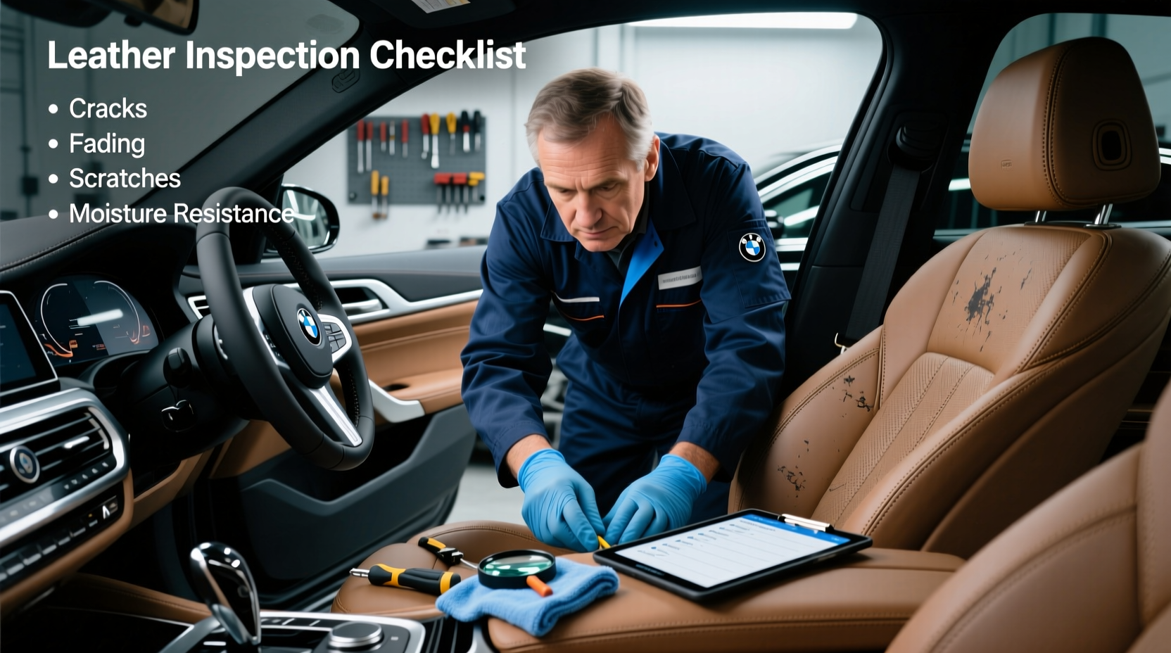 Used BMW Leather Inspection: A Technician's Checklist