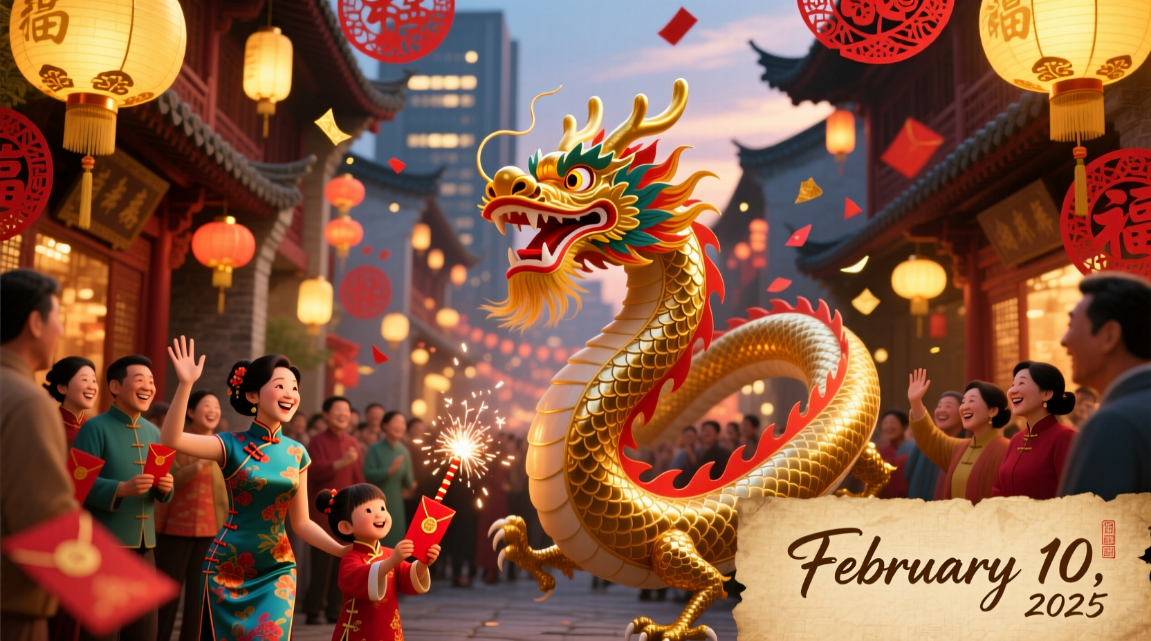 Chinese New Year 2025: February 10, Monday
