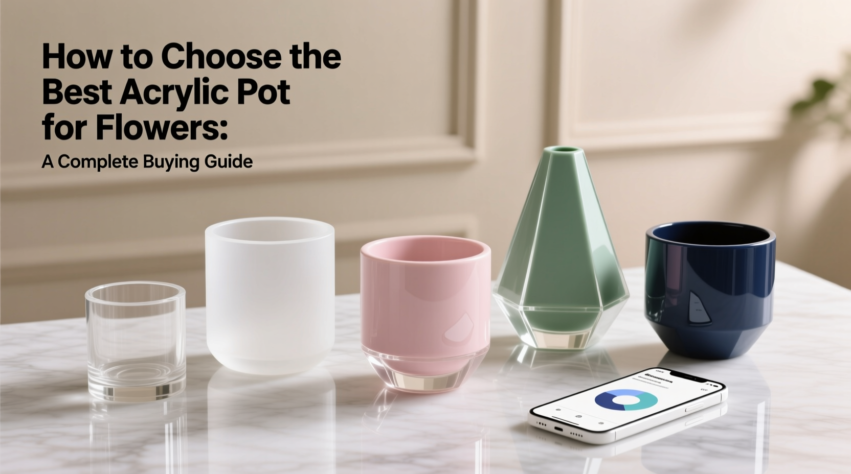 How to Choose the Best Acrylic Pot for Flowers: A Complete Buying Guide