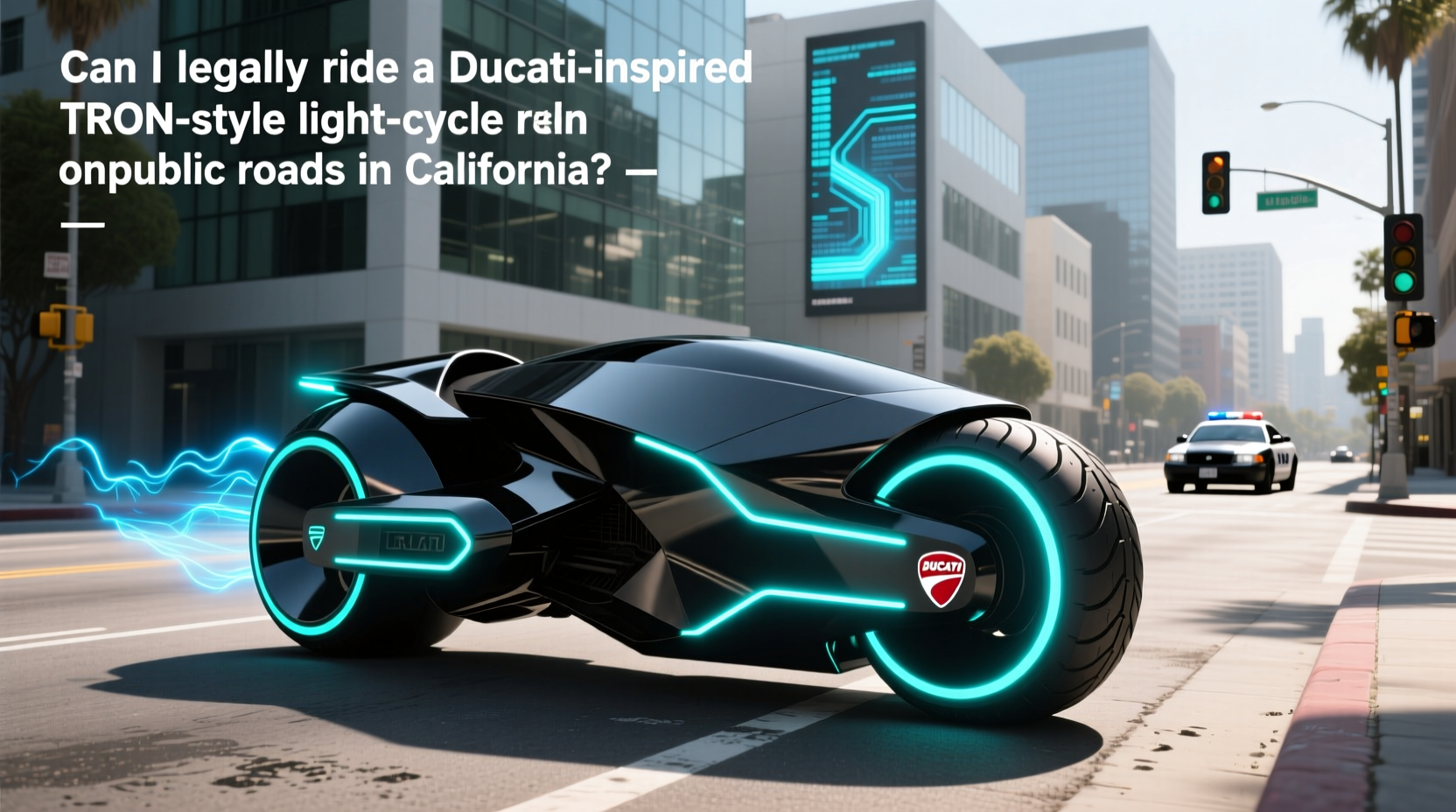 How to Determine if a TRON-Style Light-Cycle Is Street Legal in California