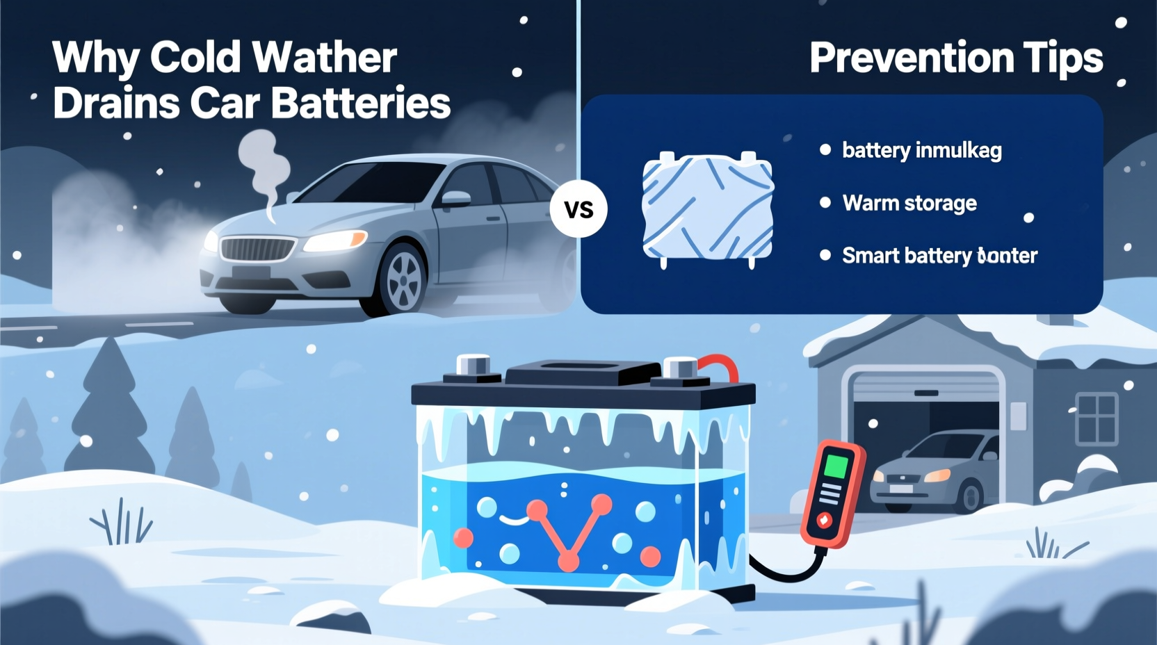 Why Cold Weather Drains Car Batteries (and How to Prevent It)