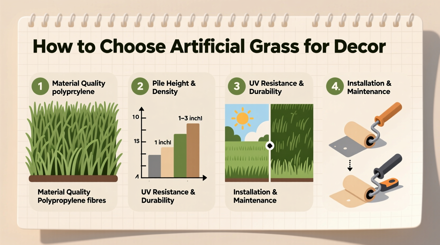 How to Choose Artificial Grass for Decor: A Complete Buying Guide