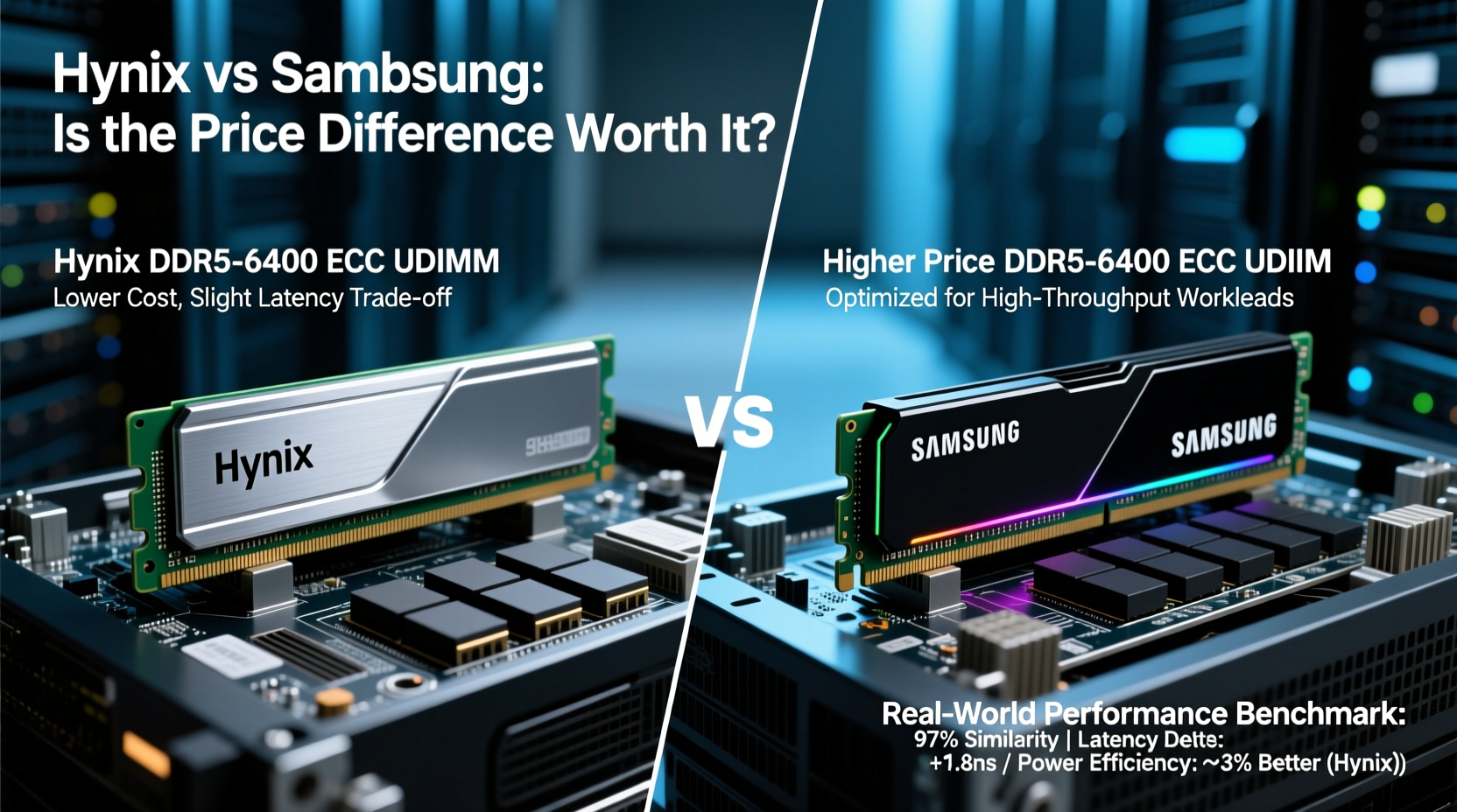 Hynix Vs Samsung Server Ram Is The Price Difference Worth It For Real ...