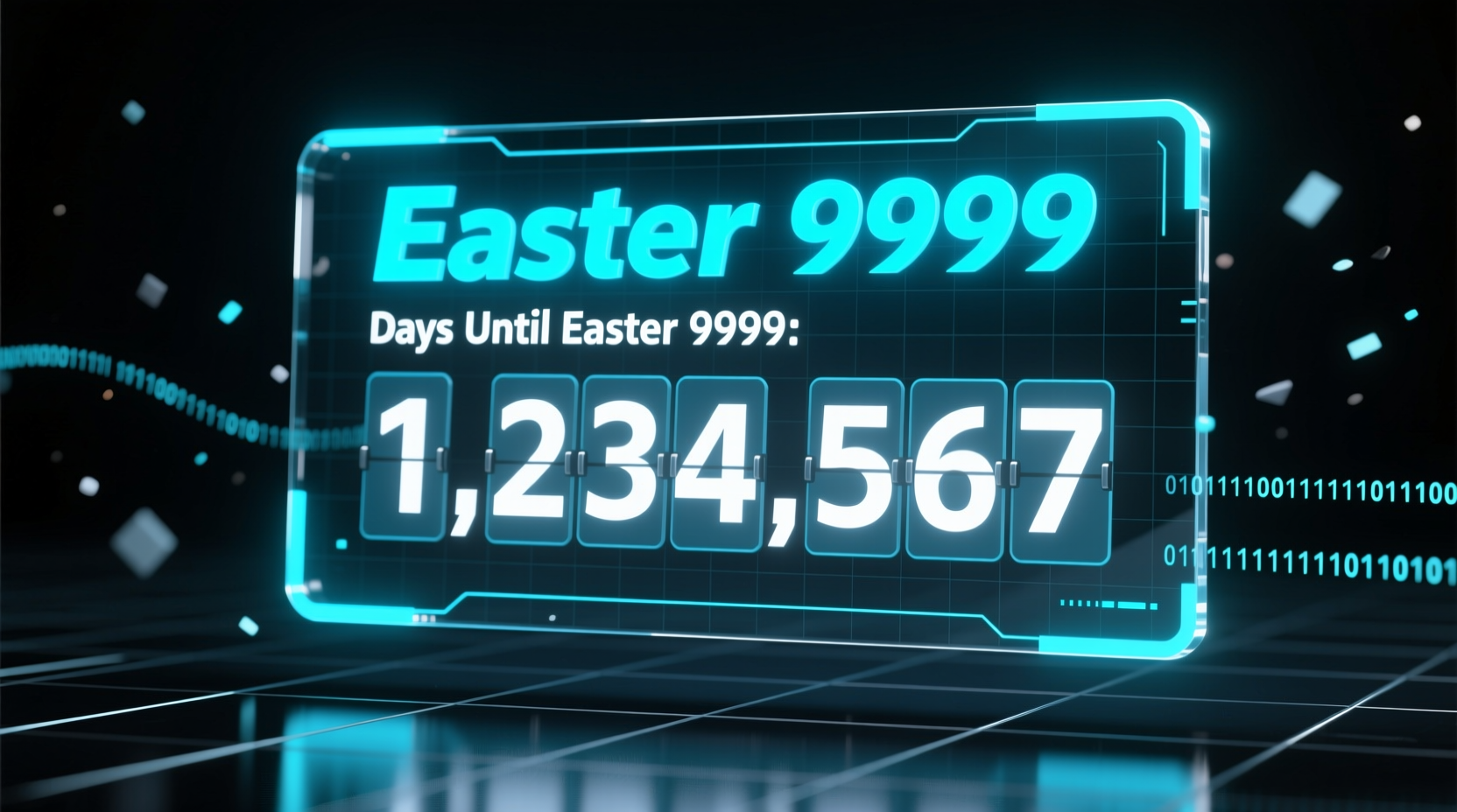 How Many Days Until Easter 9999?