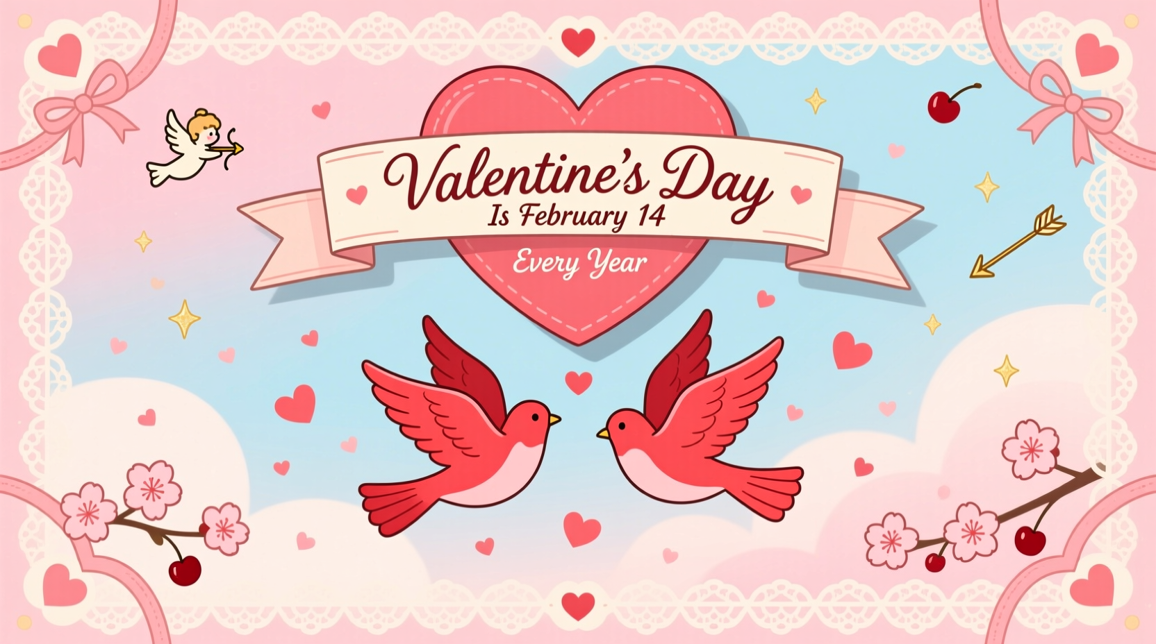 Valentine's Day Is February 14 Every Year