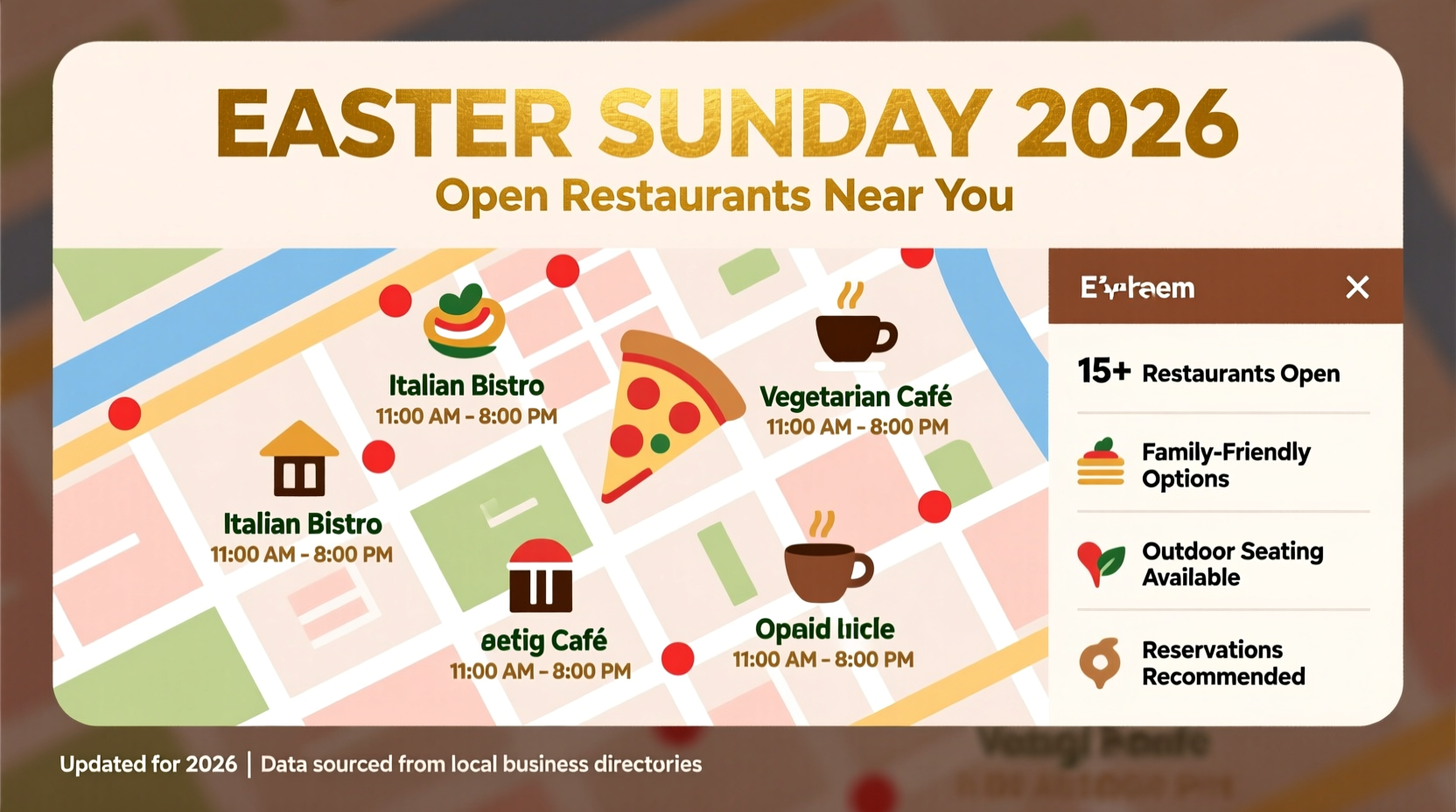 What Restaurants Are Open on Easter Sunday 2026?