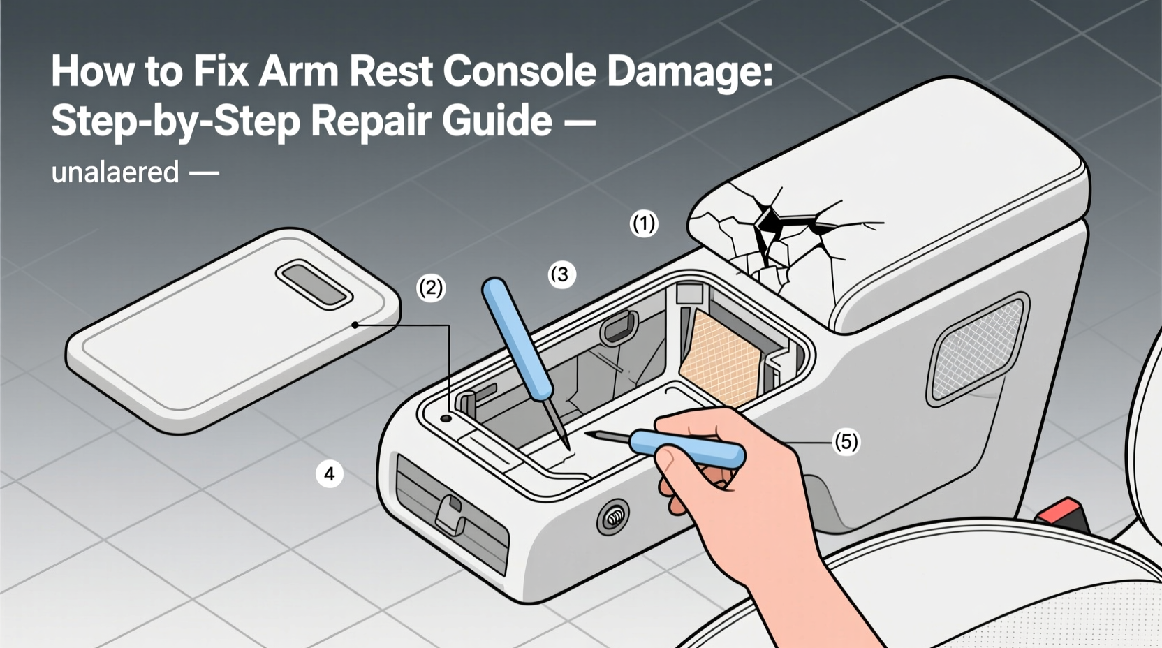 How to Fix Arm Rest Console Damage: Step-by-Step Repair Guide