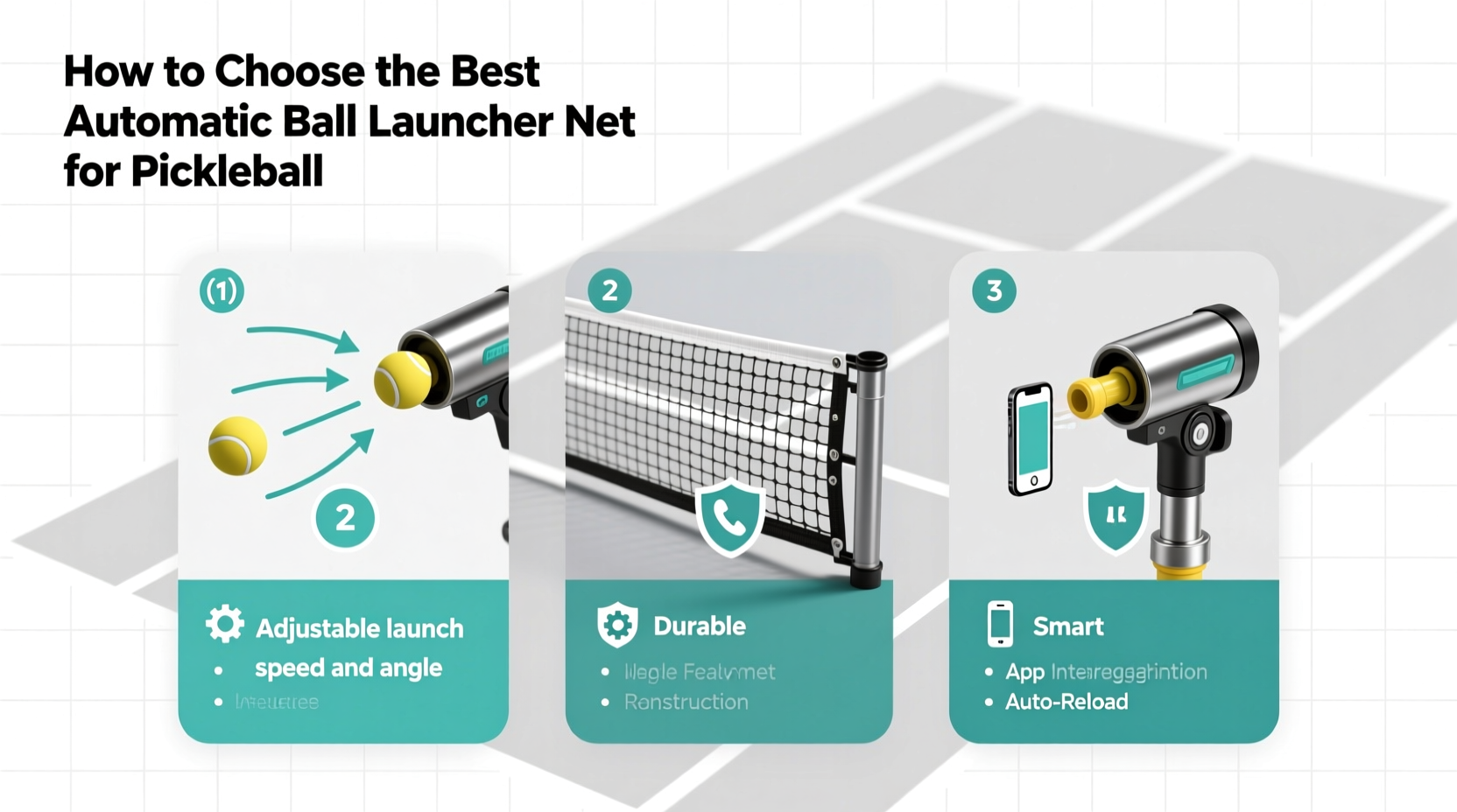 How to Choose the Best Automatic Ball Launcher Net for Pickleball