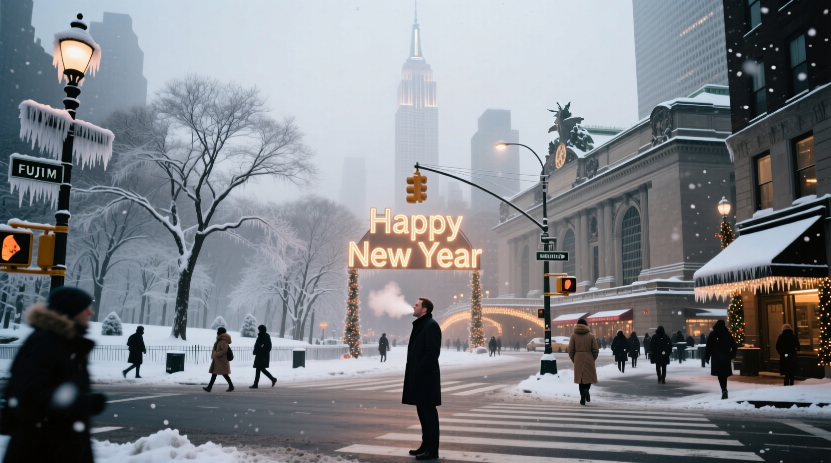 Weather in New York on New Year's Day
