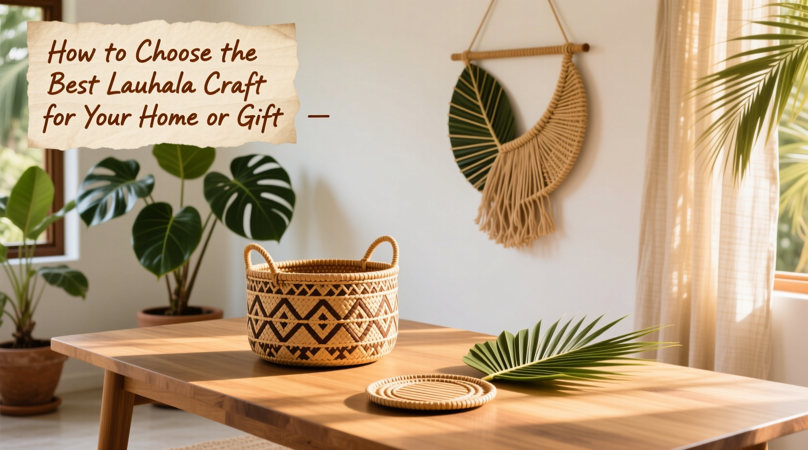How to Choose the Best Lauhala Craft for Your Home or Gift