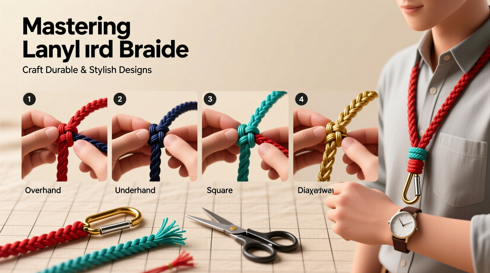 Mastering Lanyard Braiding A Step By Step Guide To Crafting Durable And ...