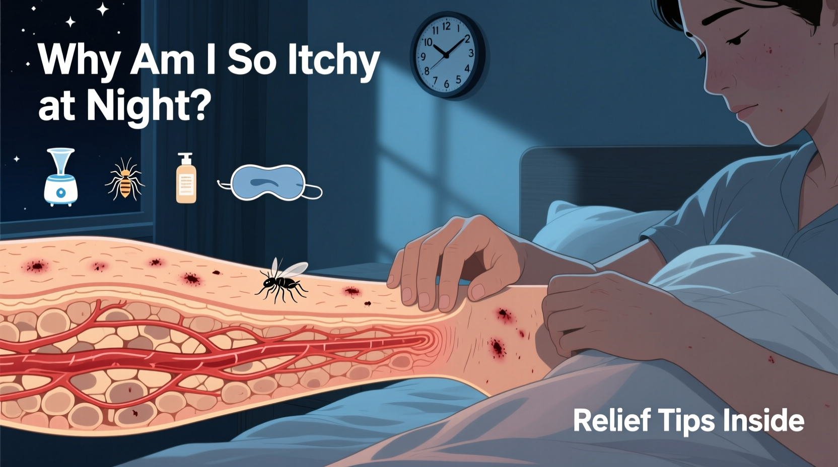 Why Am I So Itchy At Night Causes Relief Tips