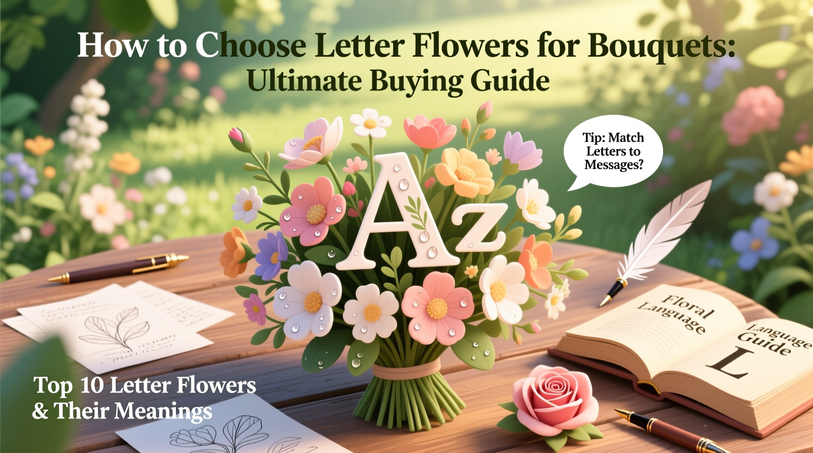 How to Choose Letter Flowers for Bouquets: Ultimate Buying Guide