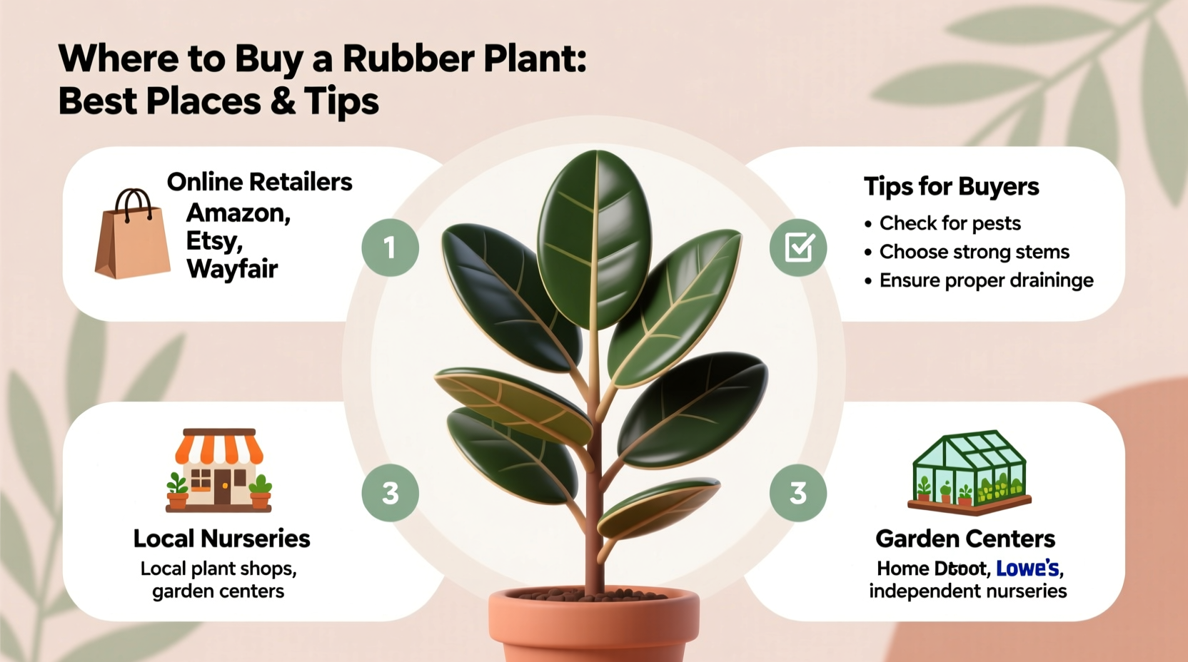 Where to Buy a Rubber Plant: Best Places & Tips