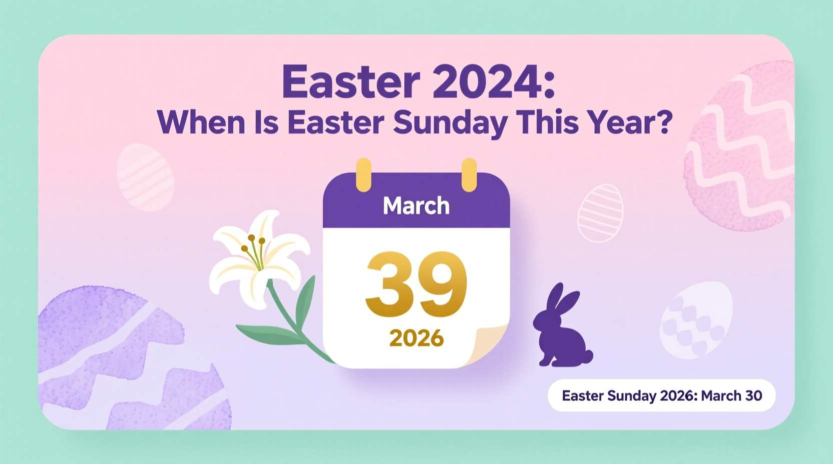 Easter 2026 Dates: When Is Easter Sunday This Year?