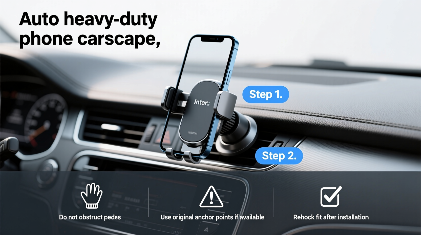 How to Choose Vibe Auto Heavy Duty Phone Car Mount