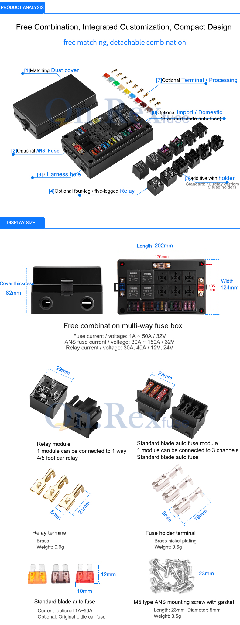 12V 16A Car Relay Multiway Fuse Box Blocks – Deal Hub