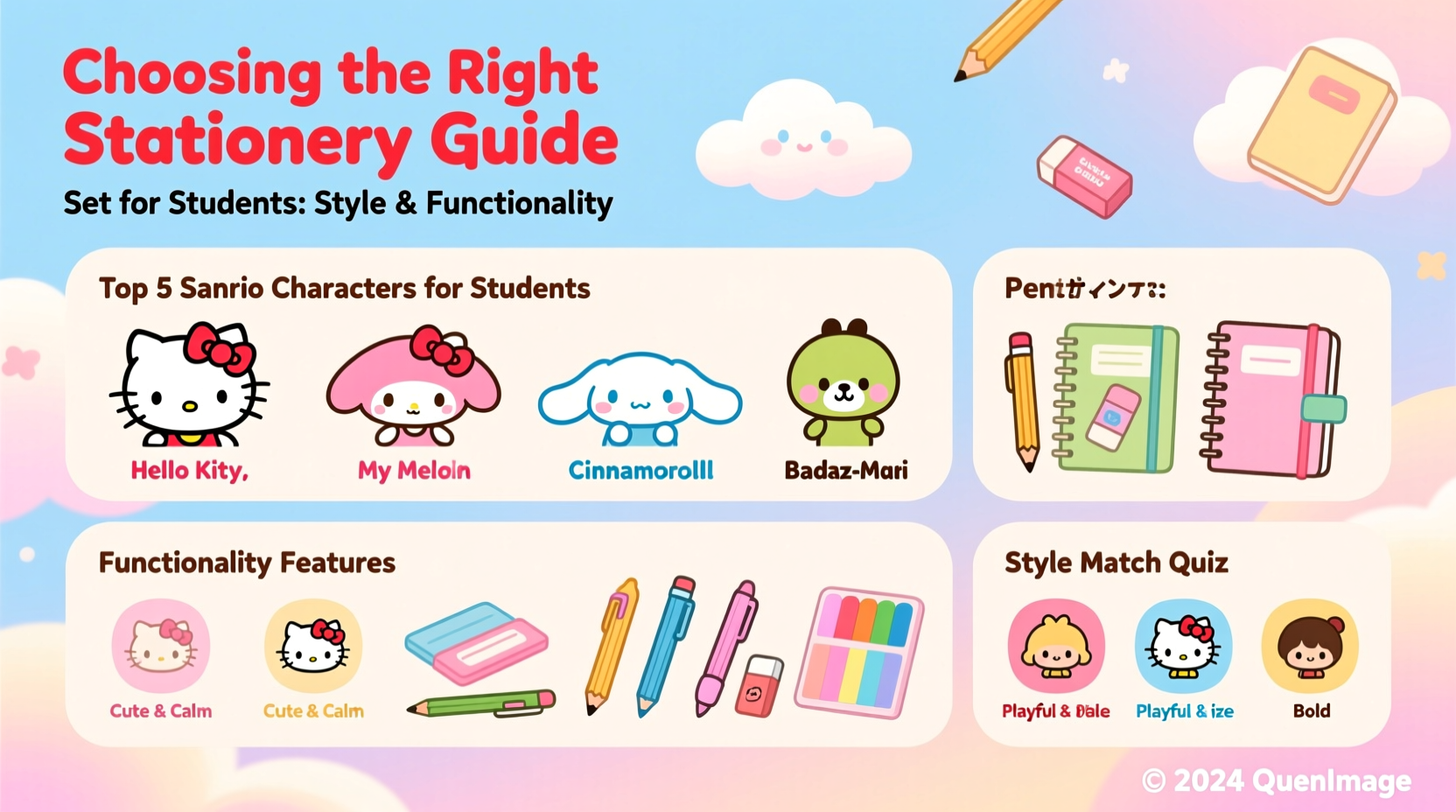Choosing The Right Sanrio Stationery Set For Students A Complete Buyers ...
