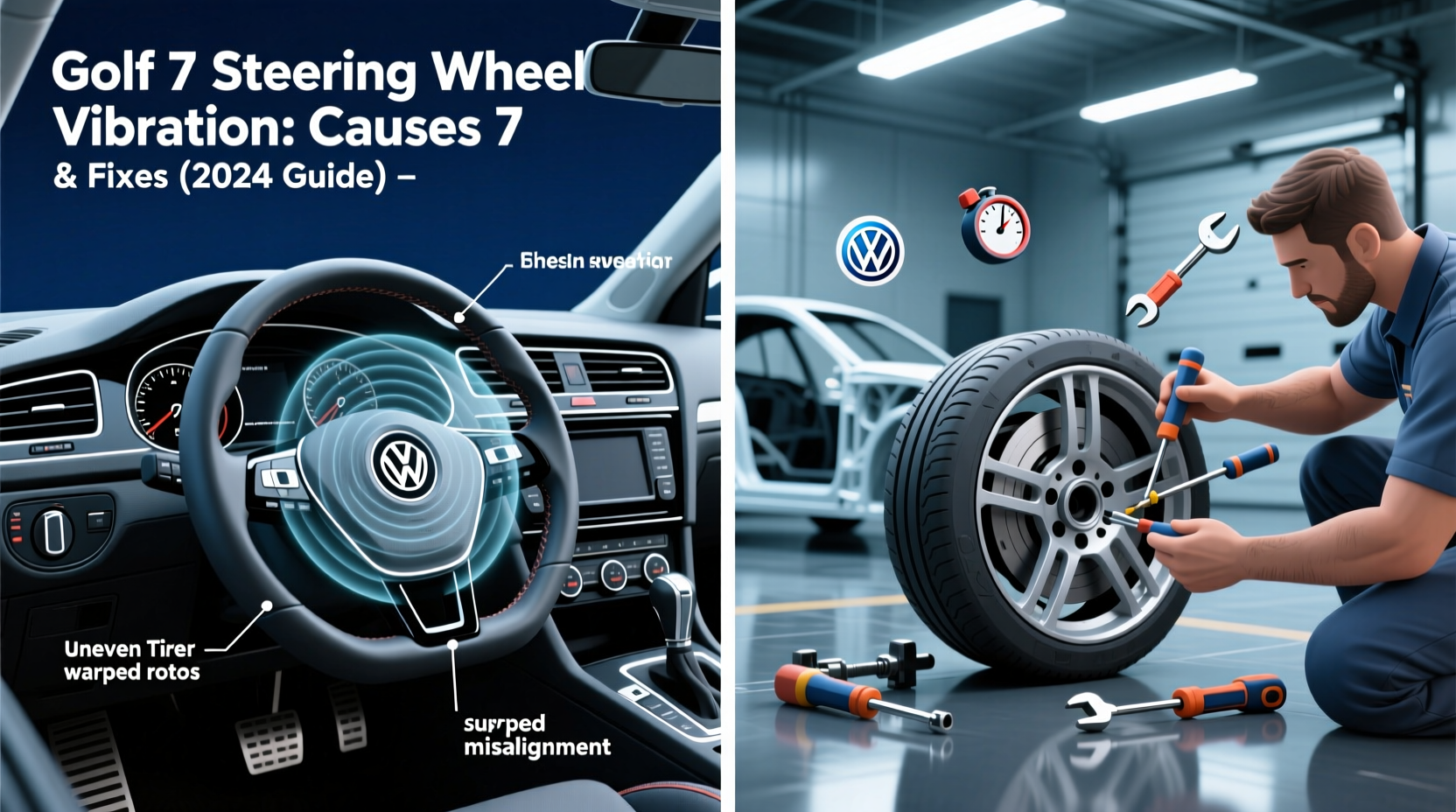 Golf 7 Steering Wheel Vibration: Causes & Fixes (2024 Guide)