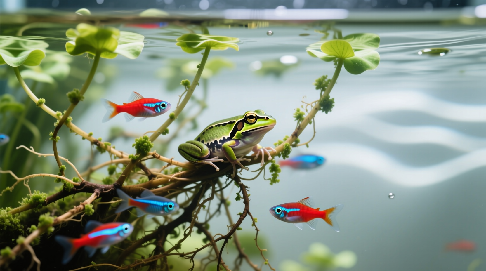 Floating Aquarium Plants: Low-Tech Algae Control, Not a Mess