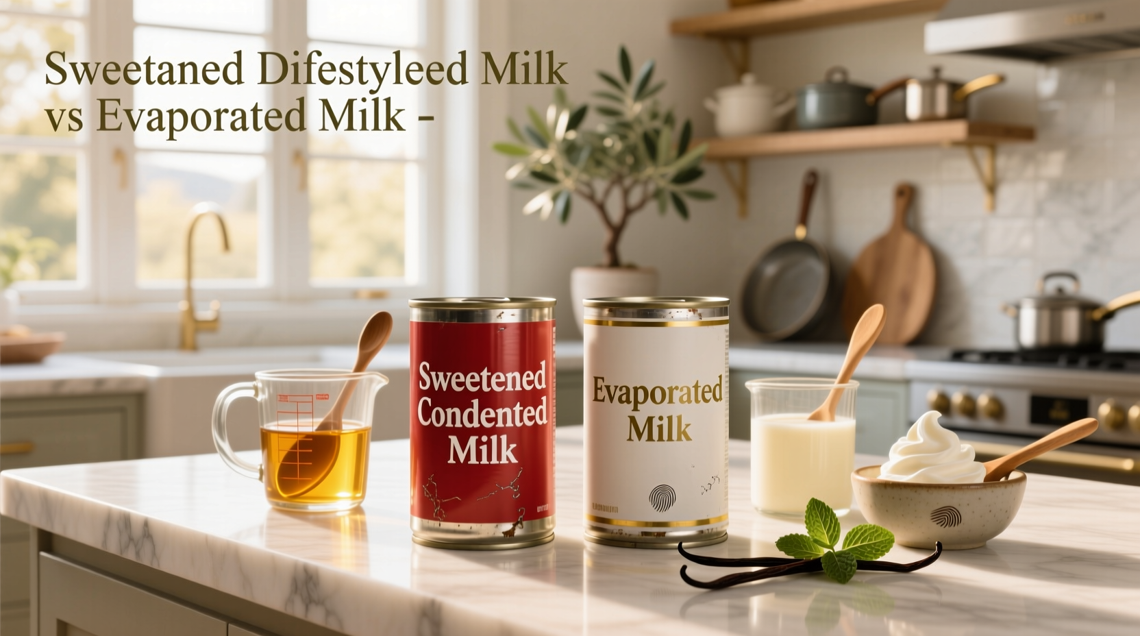 Sweetened Condensed Milk vs Evaporated Milk Guide