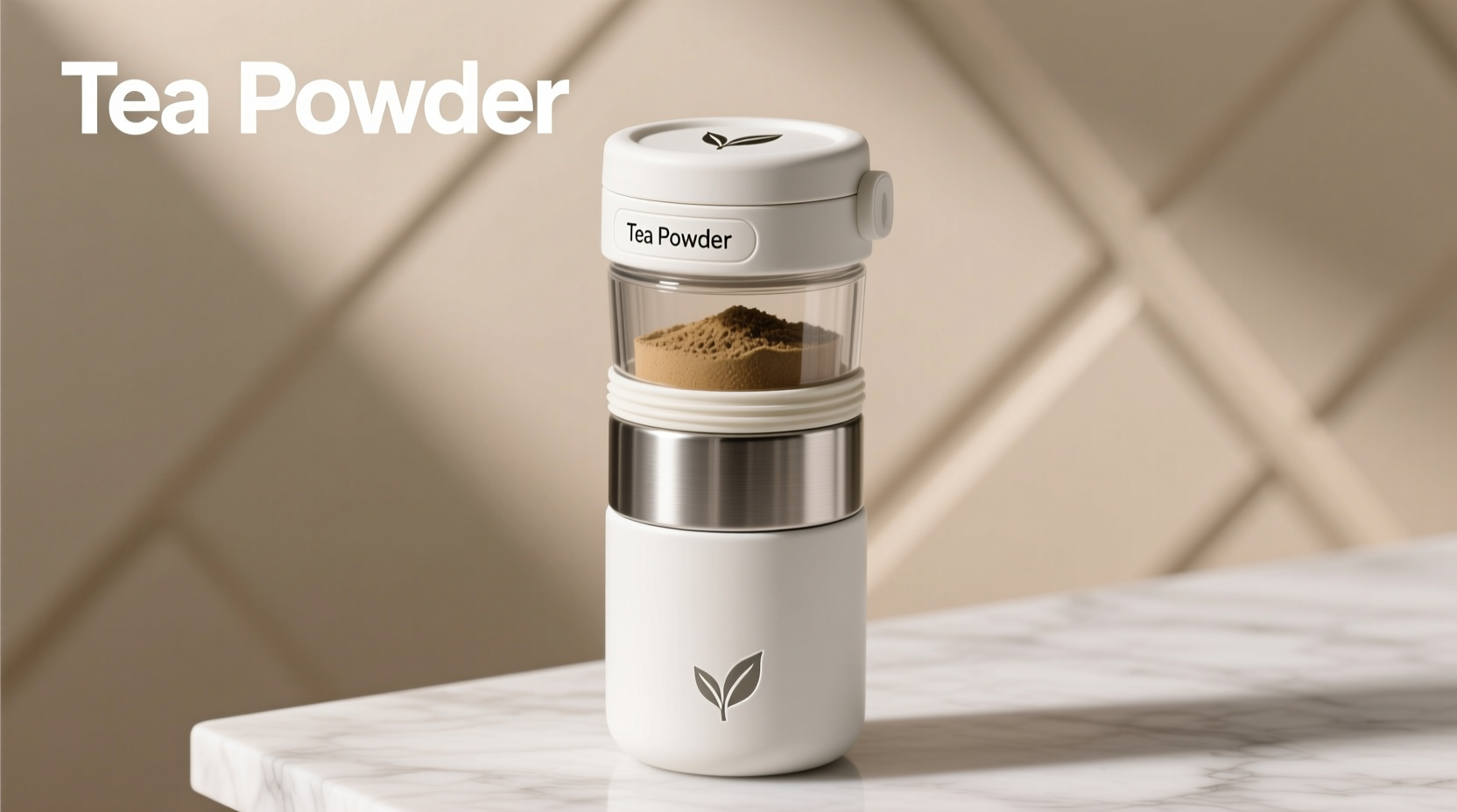 How to Choose a Solid Drink Powder Water Bottle with Tea Powder Lid ...