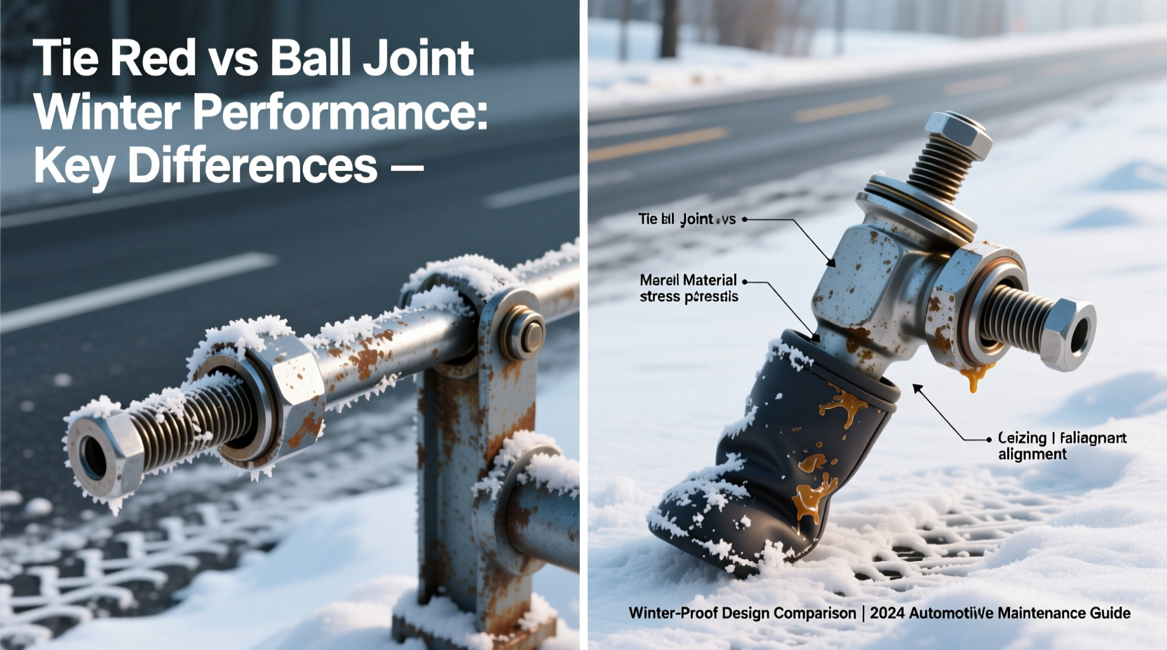 Tie Rod vs Ball Joint Winter Performance: Key Differences