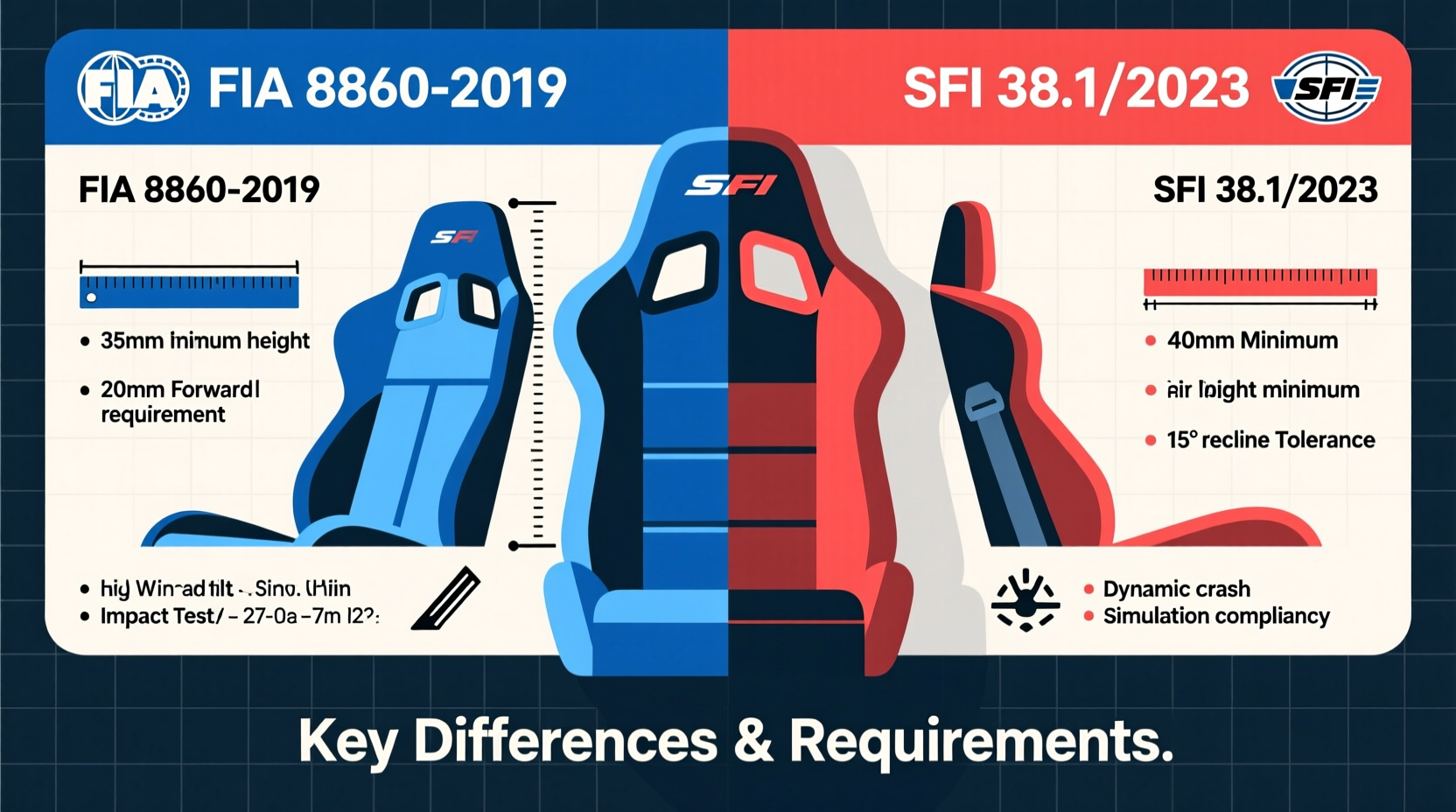 FIA vs SFI Headrest Certification: Key Differences & Requirements