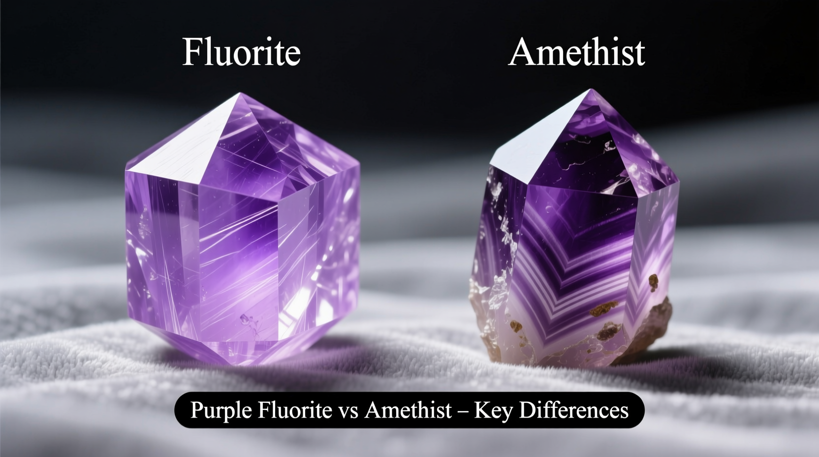 Purple Fluorite Vs Amethyst How Do I Know Which Purple Crystal Im ...