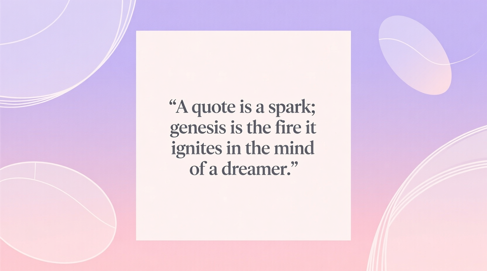 Quotes Genesis: Timeless Wisdom & Inspiration